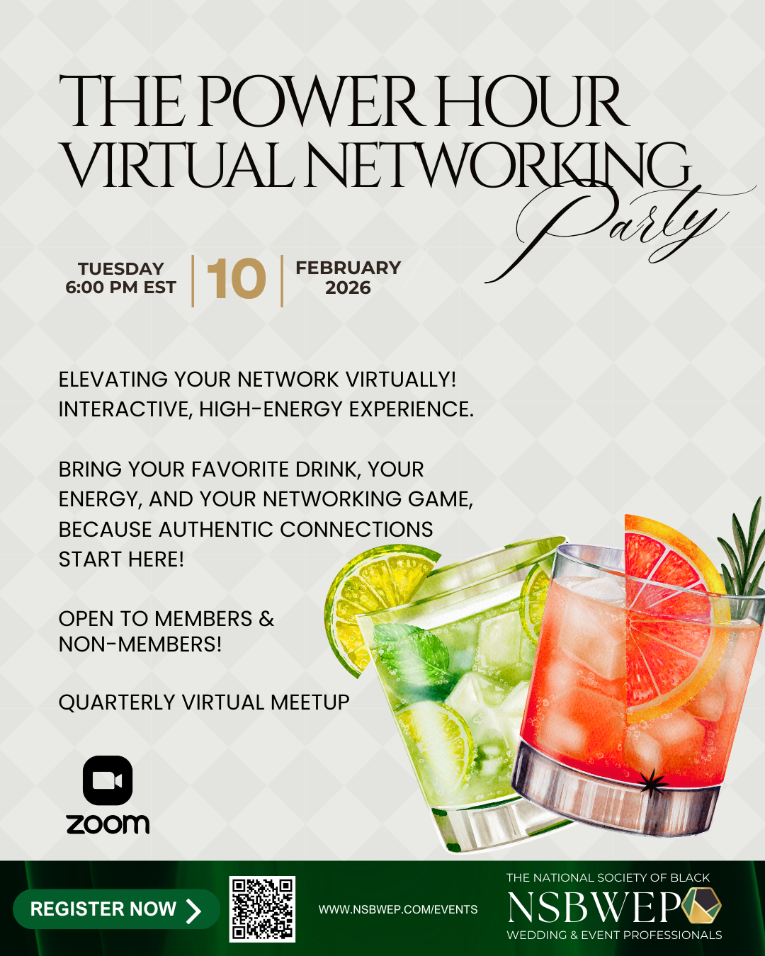 The Power Hour Virtual Networking Party - National Society for Black ...